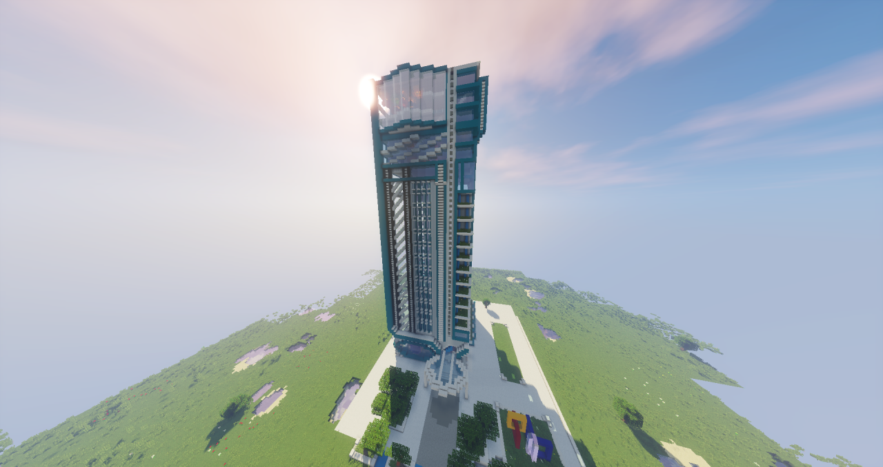 Skyscraper "WITNESS". MODERN SKYSCRAPER Minecraft Map