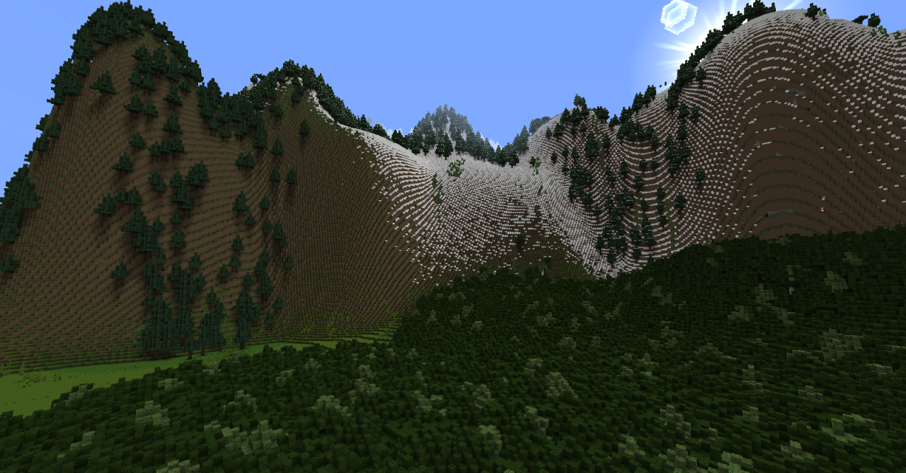 Mountains Minecraft Map