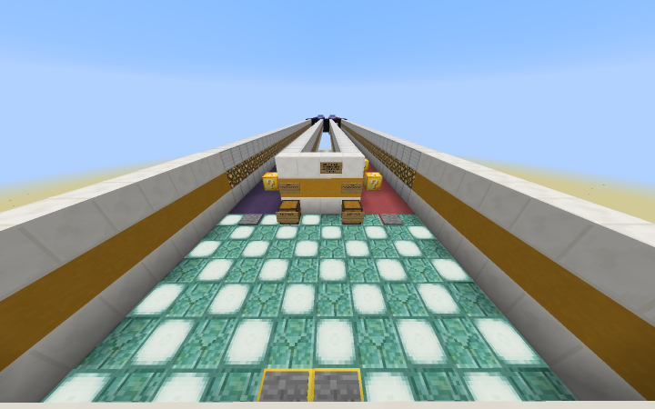 Pat and Jen's lucky block race Minecraft Map
