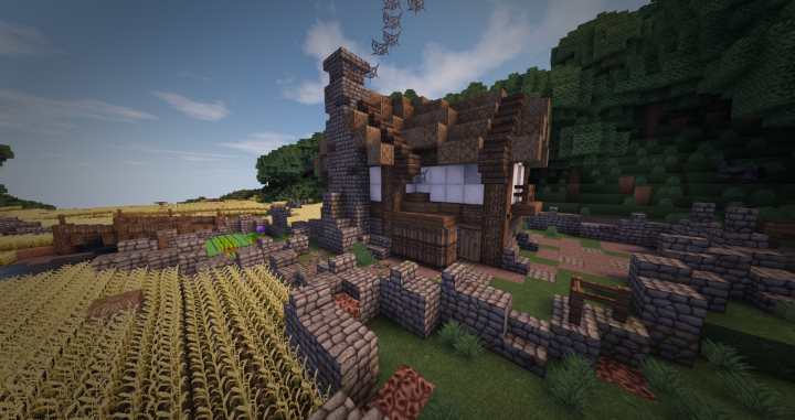 Medieval Valley Scene (Theia) Minecraft Map