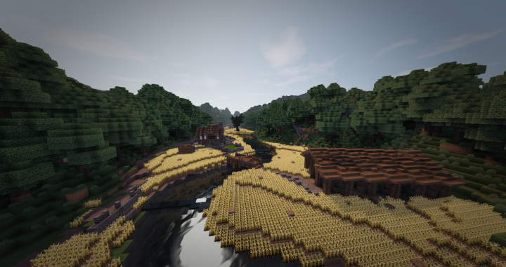 Medieval Valley Scene (Theia) Minecraft Map