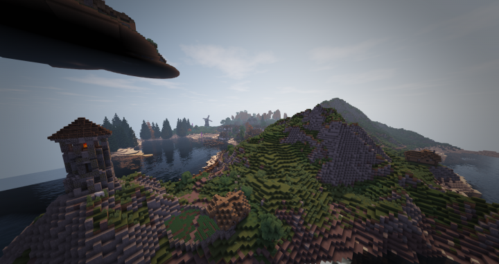Medieval Valley Scene (Theia) Minecraft Map