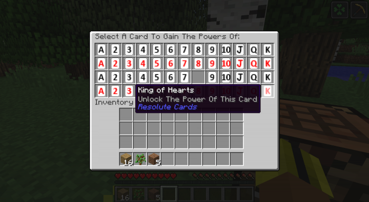 Resolute Cards Minecraft Mod