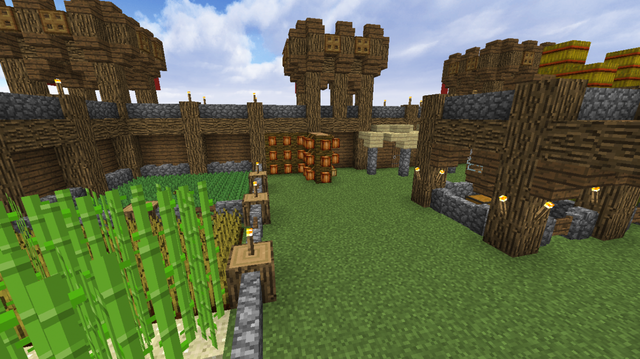 Zombie Apocalypse Base/Castle Minecraft Map