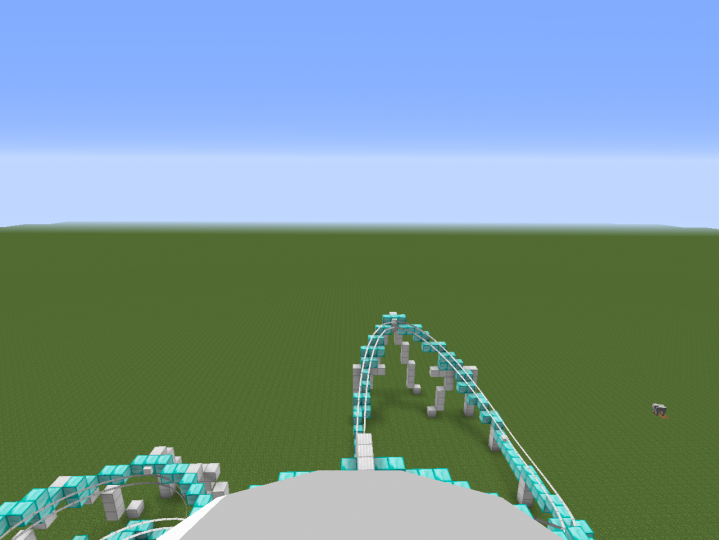 The Dimond Roller Caoster (needs the Ex-Roller coaster mod forge 1.7.10 ...