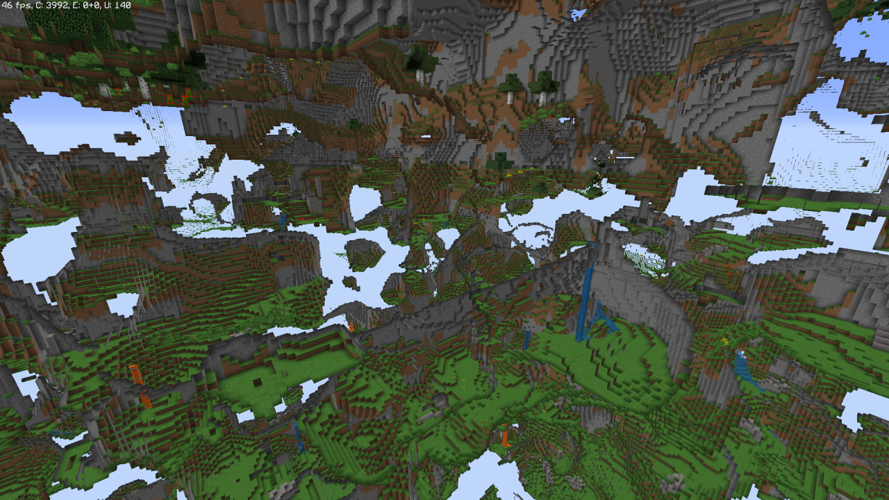 [preset]: Cave world Minecraft Map