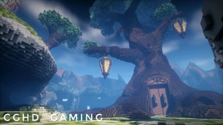 Fantasy Tree House Minecraft Map