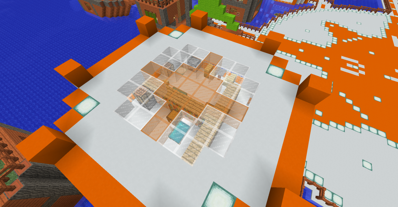 Floating Crafted Island Village Minecraft Map