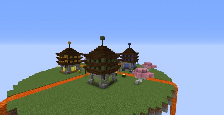 Chinese Castle Mineplex Micro Battles map Minecraft Map