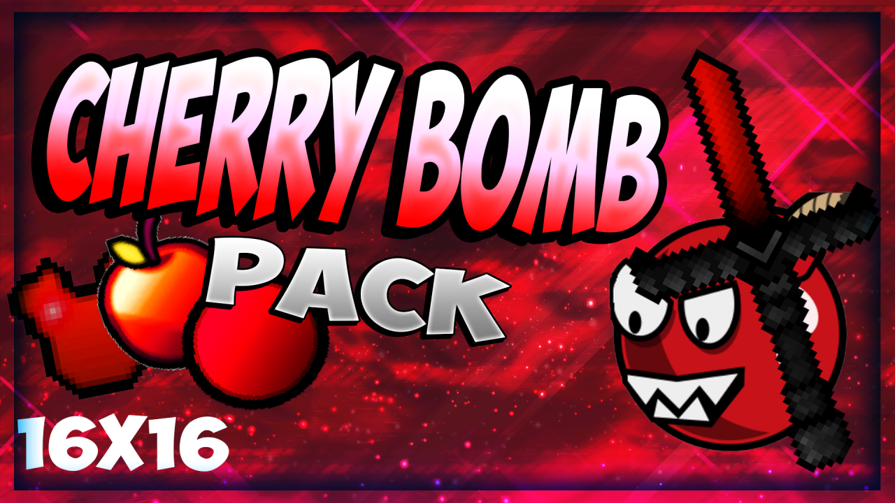 DustStorm Cherry Bomb PvP Pack 16x Minecraft Texture Pack
