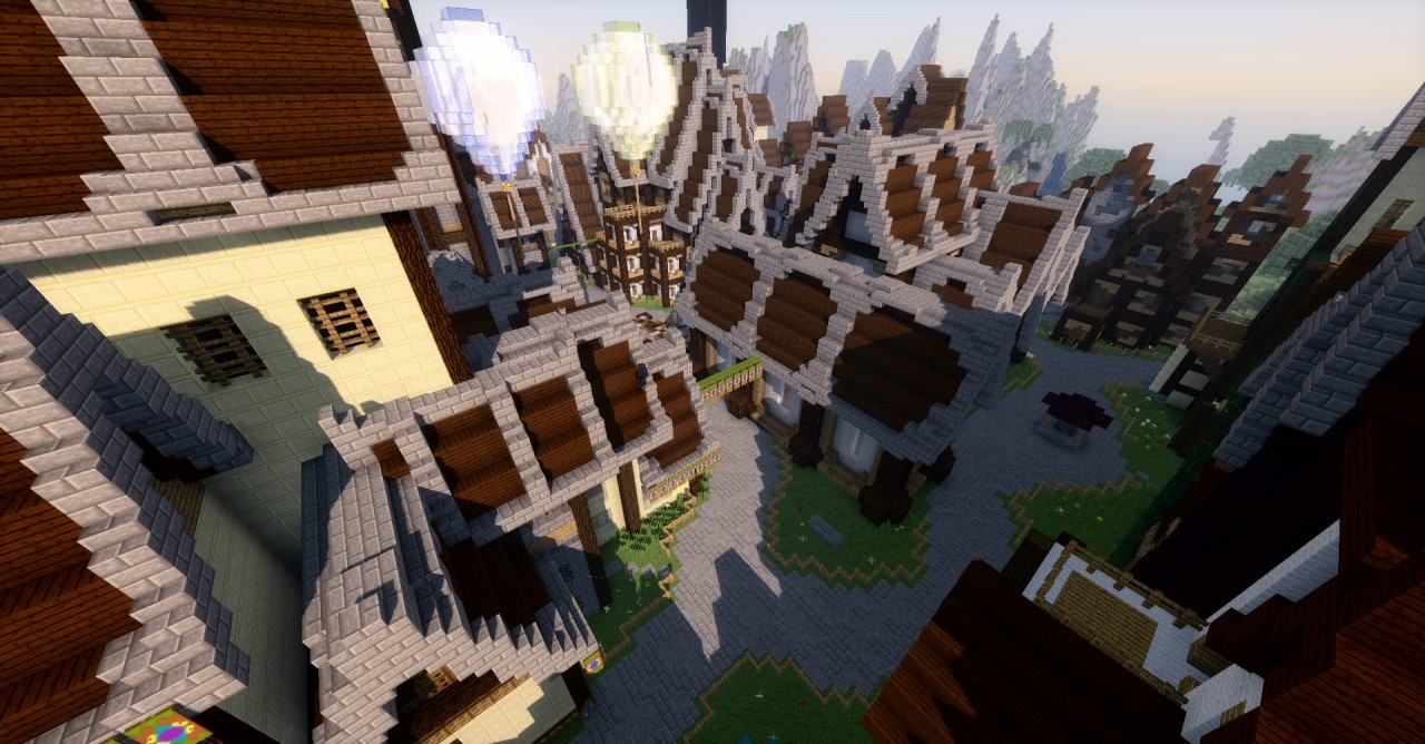 Elemental Factions Spawn Minecraft Map