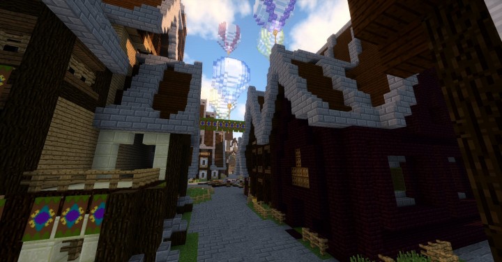 Elemental Factions Spawn Minecraft Map