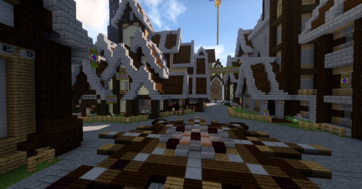 Elemental Factions Spawn Minecraft Map