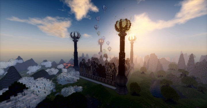 Elemental Factions Spawn Minecraft Map