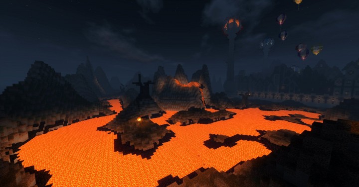 Elemental Factions Spawn Minecraft Map