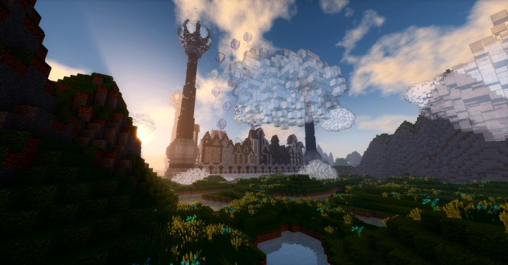 Elemental Factions Spawn Minecraft Map
