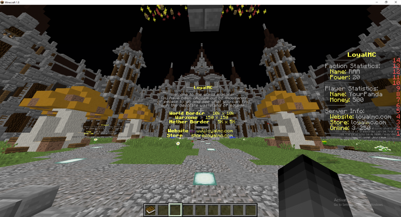 LoyalMC ★ Custom Enchants ★ Custom Plugins ★ Unique ★ Minecraft Server