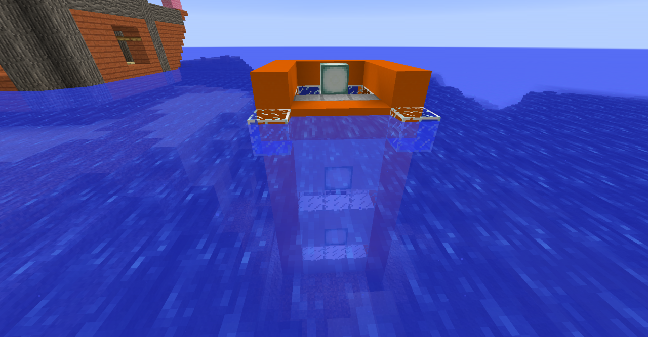 Floating Crafted Island Village Minecraft Map