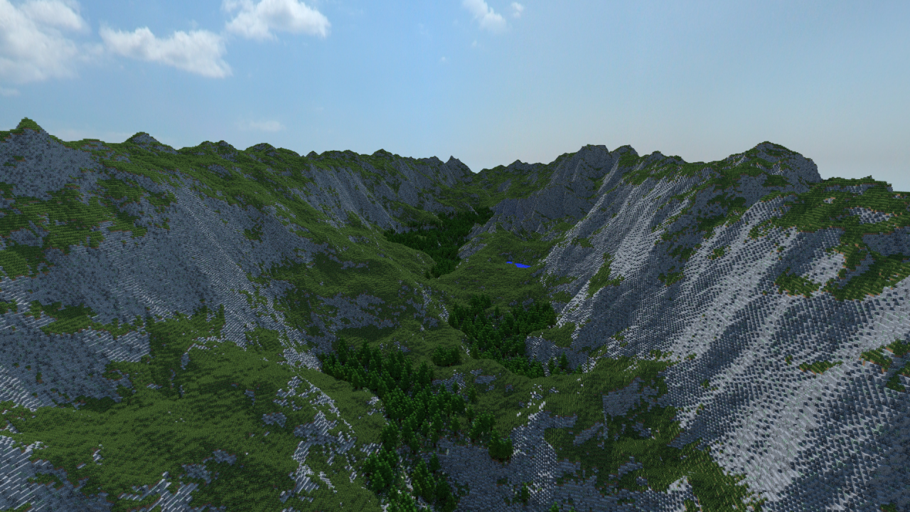 Experimental Mountain Map Minecraft Map