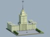 The draft of the Stalin skyscraper Minecraft Map