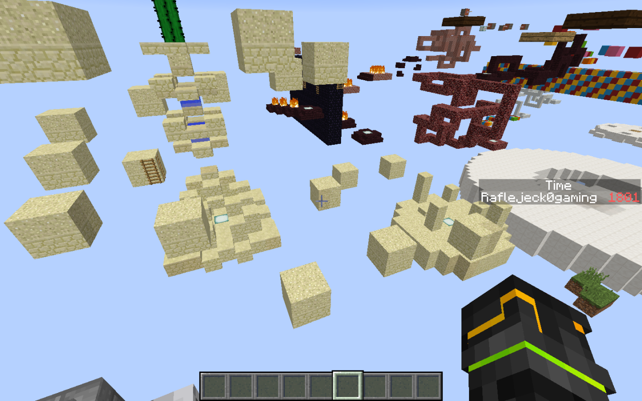 Rush parkour, rush to the finish line ! Minecraft Map