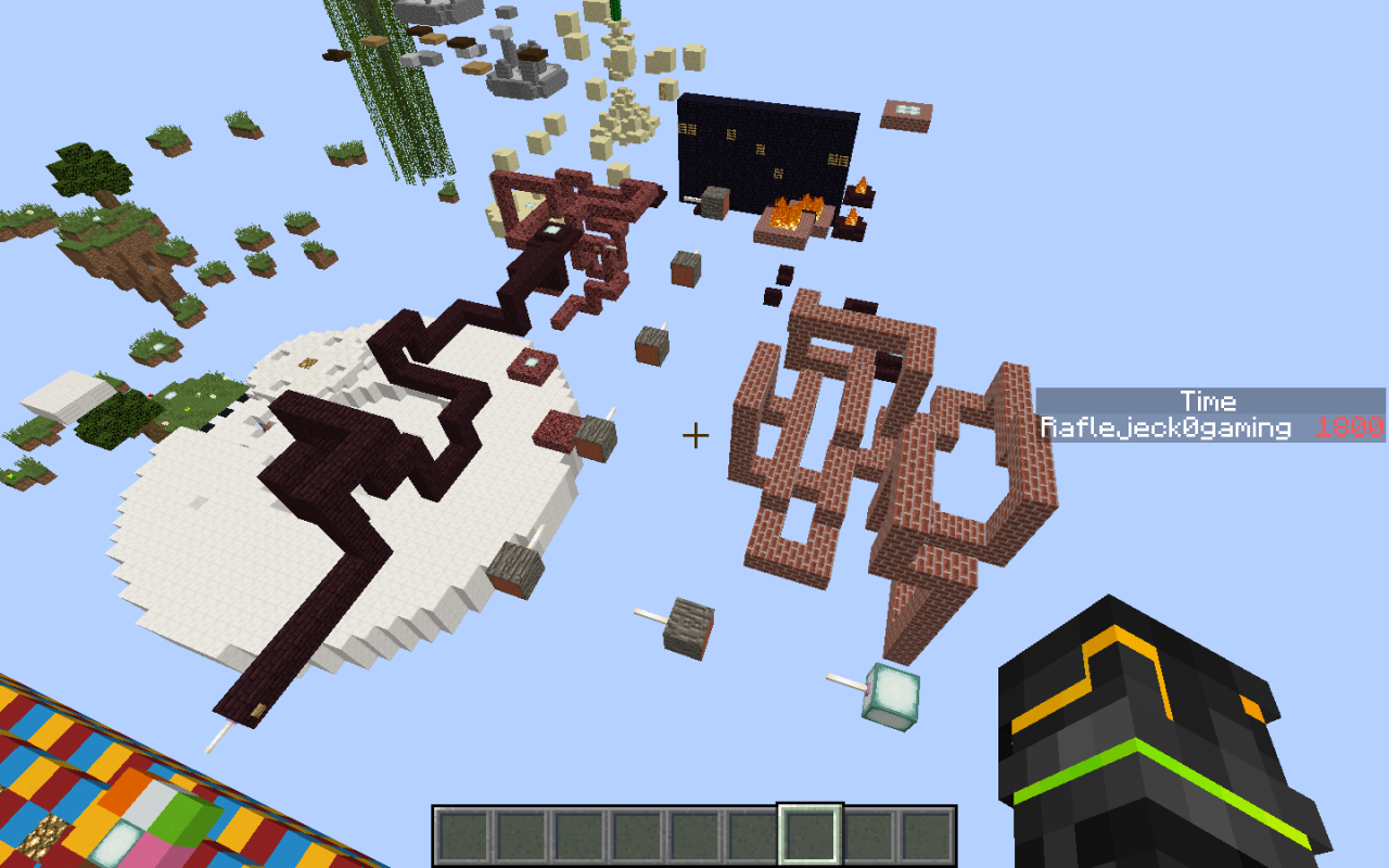 Rush parkour, rush to the finish line ! Minecraft Map