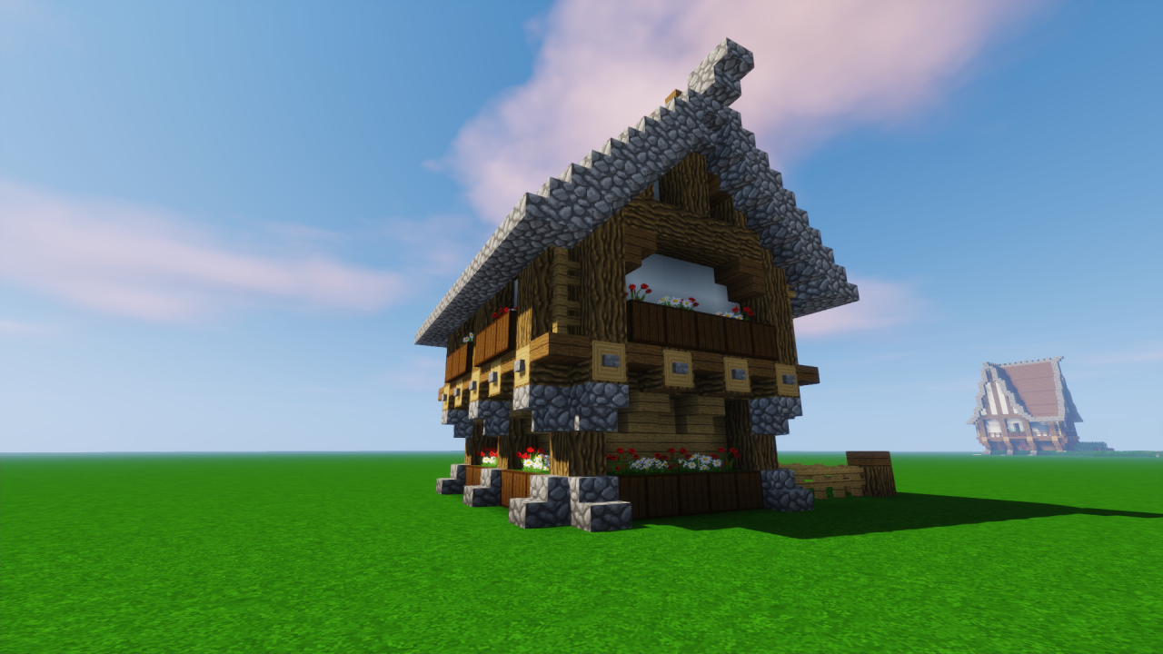 Minecraft How To Build A Survival Starter House Tutorial Minecraft Map