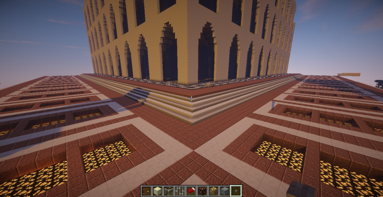 suquare colosseum of Rome - palace of italian civilization Minecraft Map