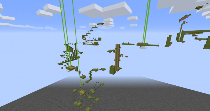 Infinity parkour Minecraft Map