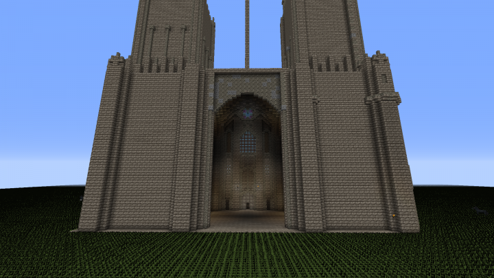 St Denis basilica Minecraft Map