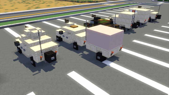 Humvee U.S. Military HMMWV Pack Minecraft Map