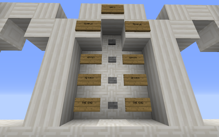 Push of game Minecraft Map