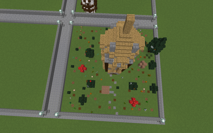 small medieval tower-plot build Minecraft Map