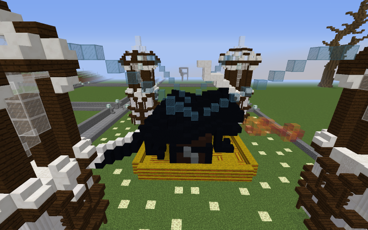 Ender dragon plot-build Minecraft Map