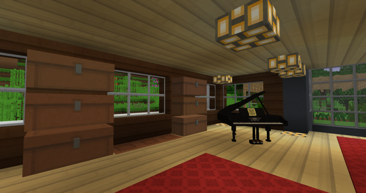 Modern Survival House Minecraft Map