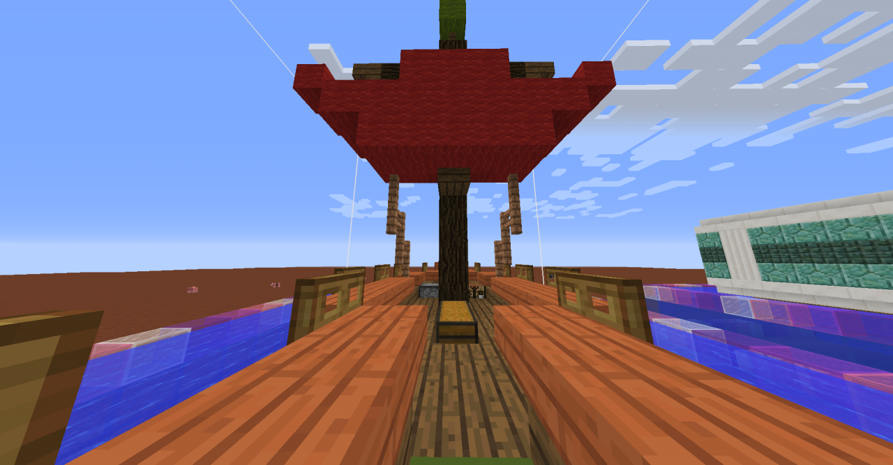 One Chunk Viking Ship Minecraft Map