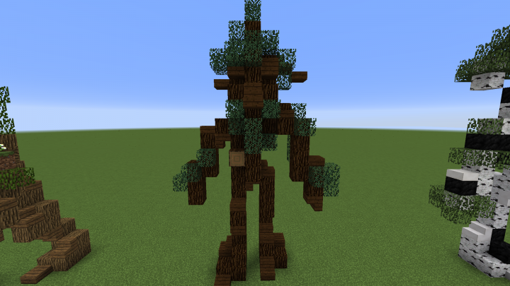 Ent statues (All 6 types of wood!) Minecraft Map