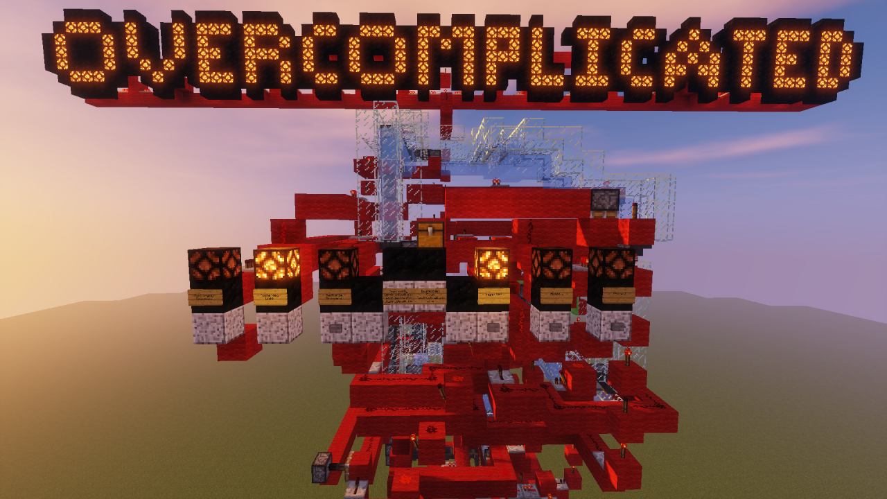 The Minecraft Overcomplicated Machine Minecraft Map