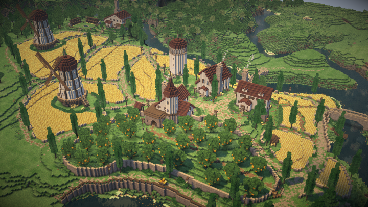 Rural areas Minecraft Map