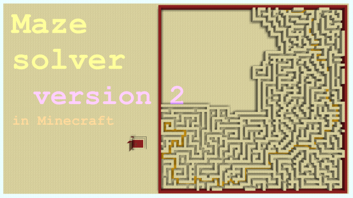 Maze solver version 2 Minecraft Map