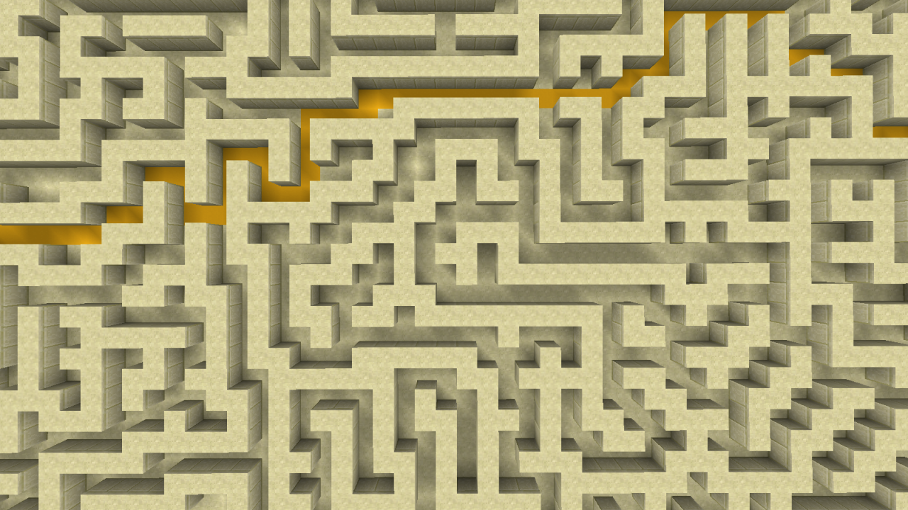 Maze solver version 2 Minecraft Map