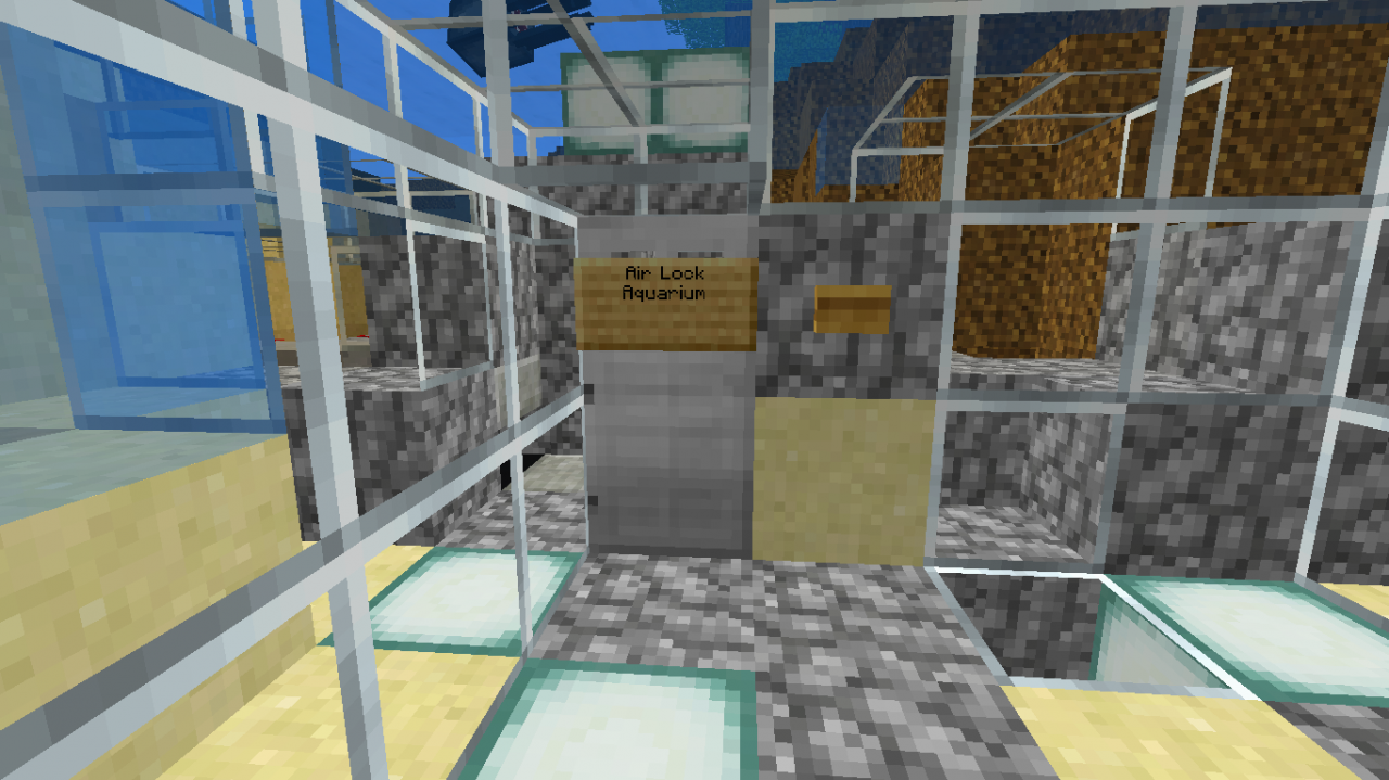 UnderGround Water Base! Minecraft Map