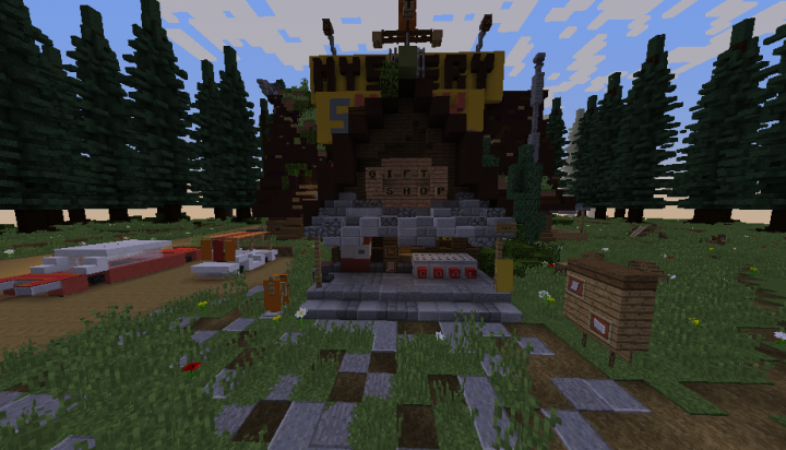 Minecraft Mystery Shack - Gravity Falls Minecraft Map
