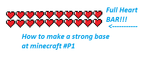 How To Make A STRONG BASE At Minecraft - Part 1 of 2