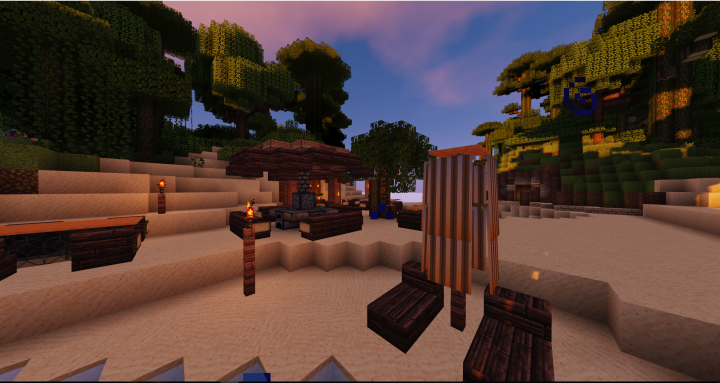 Jungle Beach Bar Minecraft Map