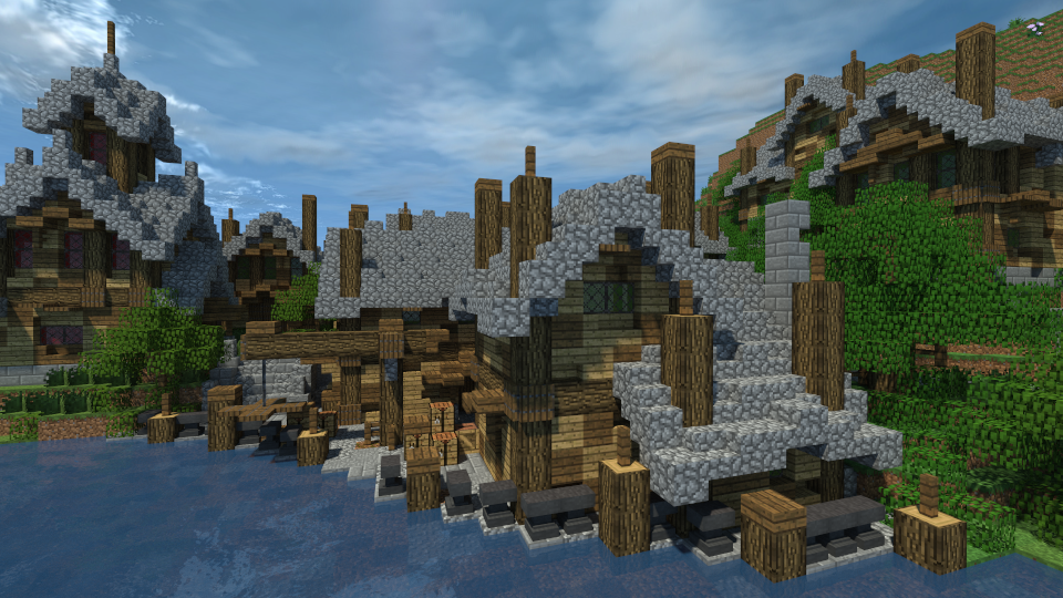 Transforming a Minecraft Village Minecraft Map