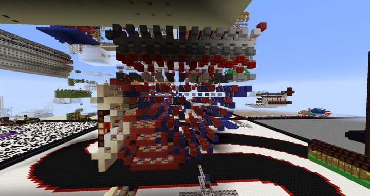 6x2 pixels stackable Screen Minecraft Map