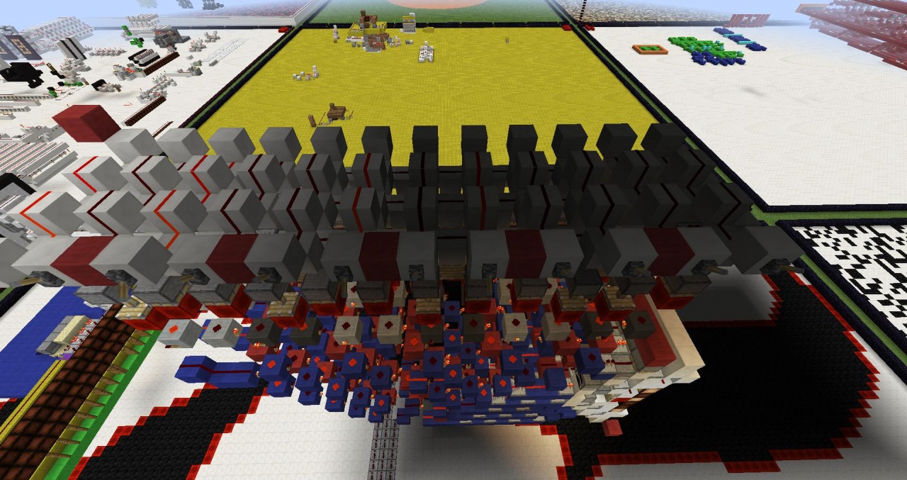 6x2 pixels stackable Screen Minecraft Map