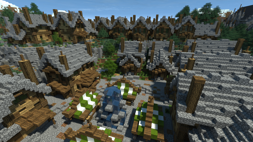 Transforming a Minecraft Village Minecraft Map