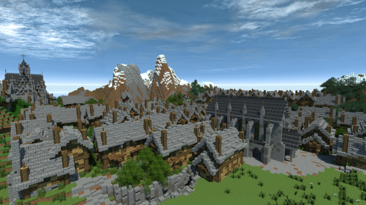 Transforming a Minecraft Village Minecraft Map
